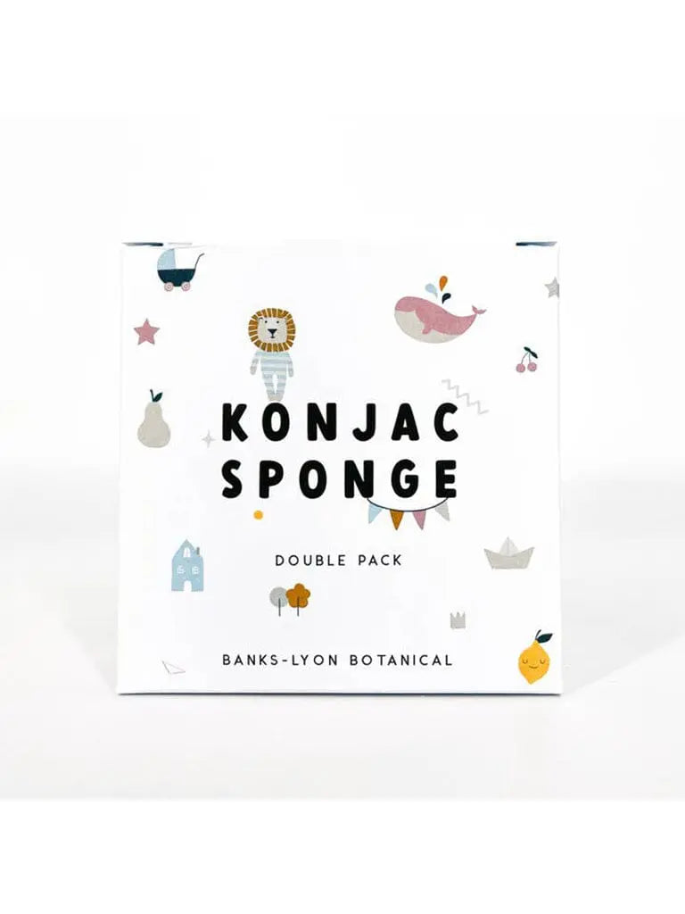 Konjac Baby Sponge (Double Pack) – Little Mouse Baby Clothing and Gifts Ltd